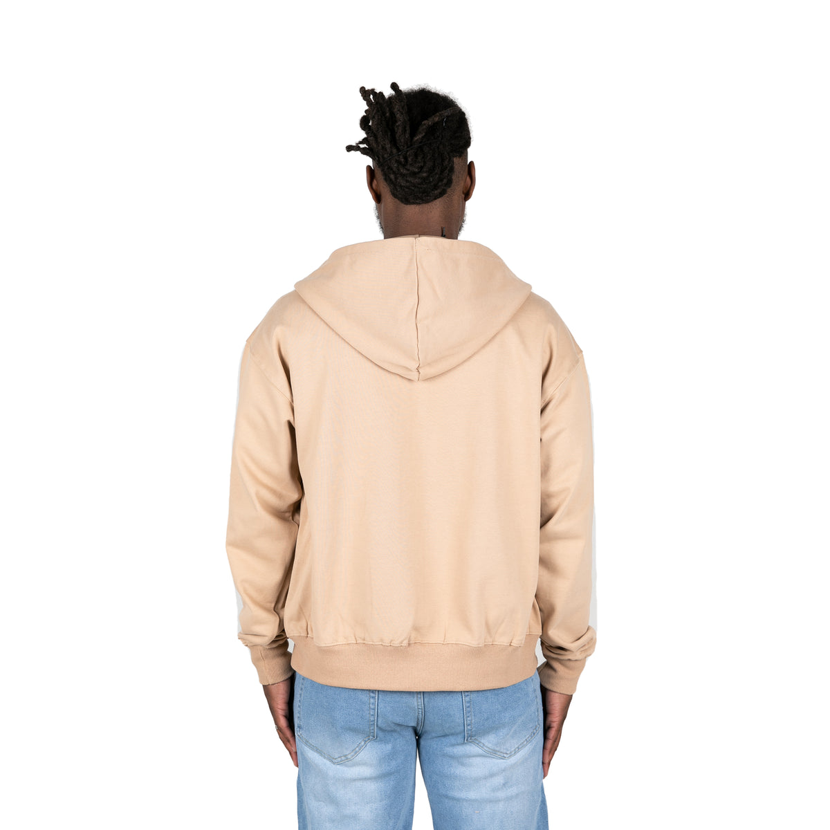 ZIP UP HOODIE - TAN – FXN menswear